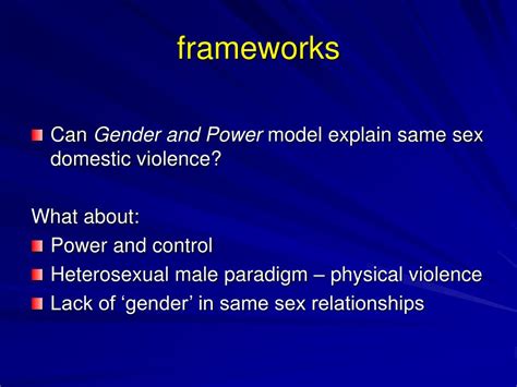 Ppt Domestic Abuse In Same Sex Relationships Powerpoint Presentation