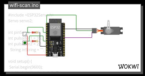 Servo Pulsadores Wokwi Esp32 Stm32 Arduino Simulator