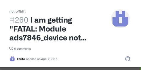 I Am Getting Fatal Module Ads7846device Not Found · Issue 260 · Notrofbtft · Github