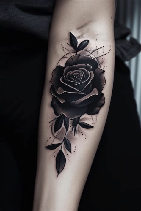 The Meaning And Symbolism Of A Black Rose Forearm Cover Up Tattoos Black Tattoo Cover Up Arm