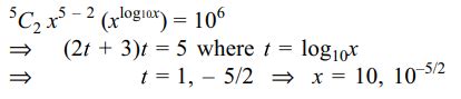 Binomial Theorem MCQ Questions And Answers Part PrepBharat