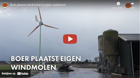 Siem Van Leeuwen Plaatst Windmolen In Eigen Achtertuin Linq Media