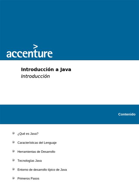 Introducción A Java Conceptos Clave Pdf Java Lenguaje De