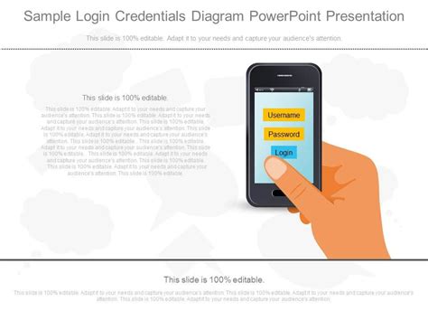 Sample Login Credentials Diagram Powerpoint Presentation
