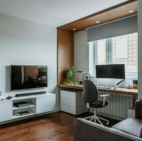 Рабочее место у окна Дизайн дома Интерьеры спальни Стили гостиной