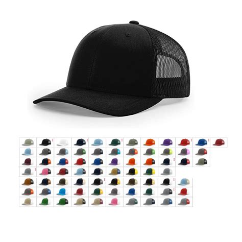 Custom Embroidered Richardson Snapback Trucker Cap Hat