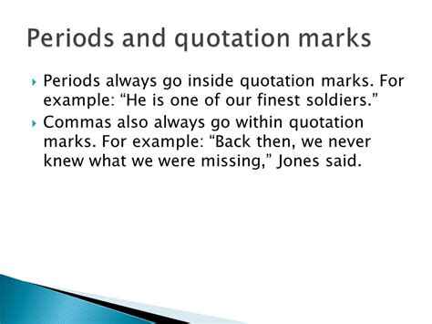 Punctuation Part 1 Periods And Quotation Marks Ppt Download