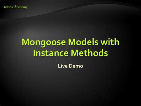 Ppt Mongodb And Mongoose Powerpoint Presentation Free Download Id2003482