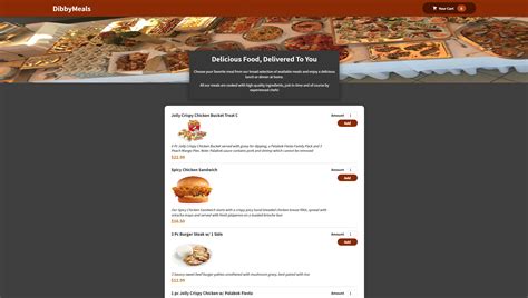 GitHub Davmz Food Order App React Application Project That Allows You To Select A Selection