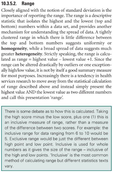 Why Are There Different Definitions Of Range The Math Doctors