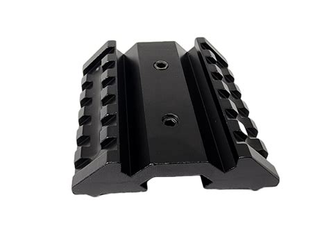 Double Sided Degree Angle Offset Picatinny Rail Mount X Force Tactical