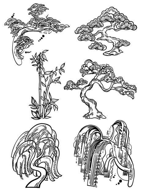 简笔画｜树木 系列13