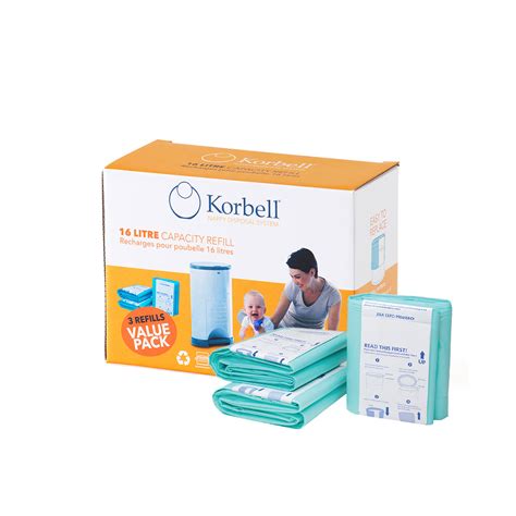 Korbell Classic Liner Refill 3 Pack 16 Litre