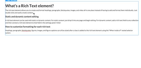 New Feature Rich Media Embeds In The Rich Text Editor Updates Forum Webflow