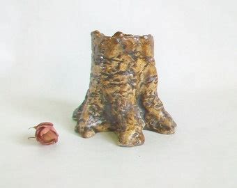 Tree Stump Vase Etsy