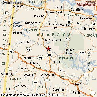 Where Is Haleyville Alabama See Regional Map And More
