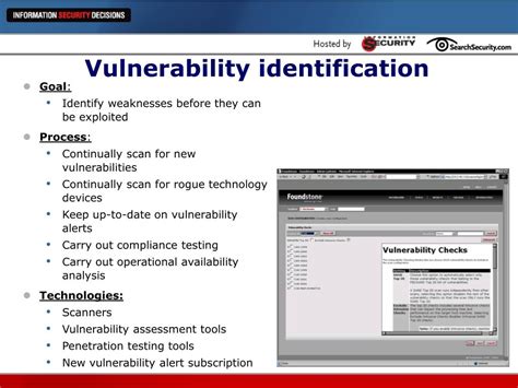 PPT Vulnerability Management PowerPoint Presentation ID