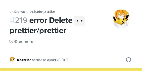 Error Delete Prettier Prettier Issue 219 Prettier Eslint