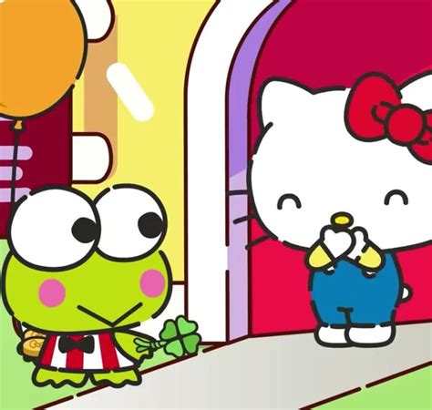 Keroppi And Hello Kitty Icon Hello Kitty