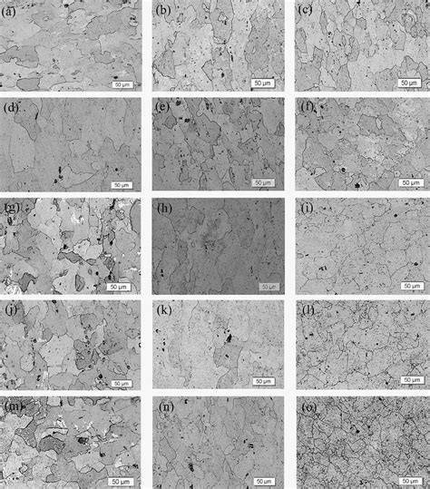 Microstructures Obtained At Different Aging Temperatures And Time A