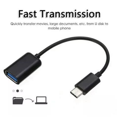 USB C TYPE C Male To USB Type A Female OTG Adapter Best X Cord Lot B EUR PicClick FR