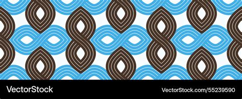 Lattice Geometric Seamless Pattern Design Trendy Vector Image