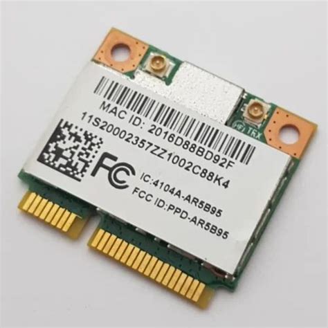 atheros ar5b95 mini pcie wi fi wireless card 20002357 for lenovo laptop