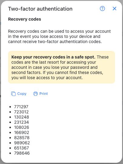 Two Factor Authentication Setup Kutano