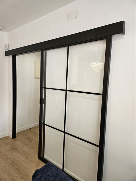 Puertas En Lacado Negro Mate Practicable Y Deslizante Carpintería De Aluminio Barcelona