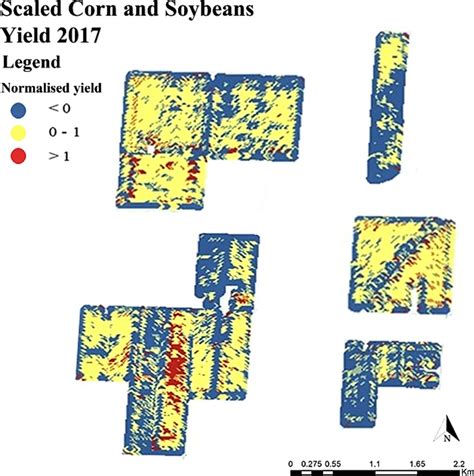 spatial variability maps representing the distribution of the
