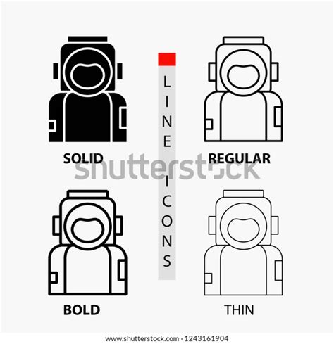Astronaut Space Spaceman Helmet Suit Icon Stock Vector Royalty Free 1243161904 Shutterstock