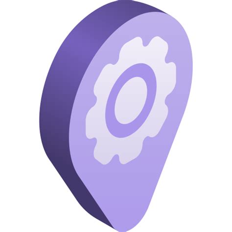 3d Map Gradient Isometric Gradient Icon