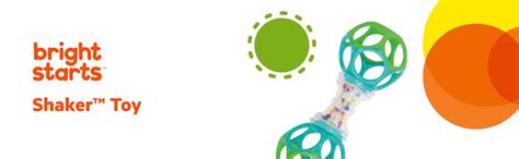 Bright Starts Oball Shaker Rattle Toy Ages Newborn