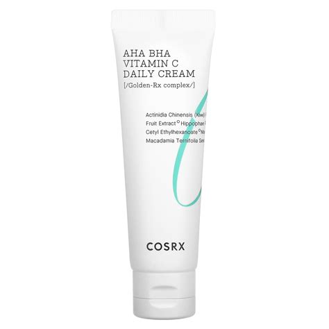cosrx aha bha vitamin c daily cream 1 69 fl oz 50 ml
