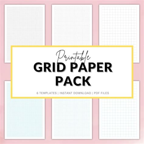 Plantilla De Papel Cuadriculado Imprimible