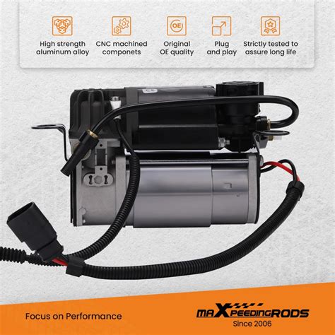 Air Suspension Compressor For Audi A8 D3 4e 2003 10 10 12 Cylinder