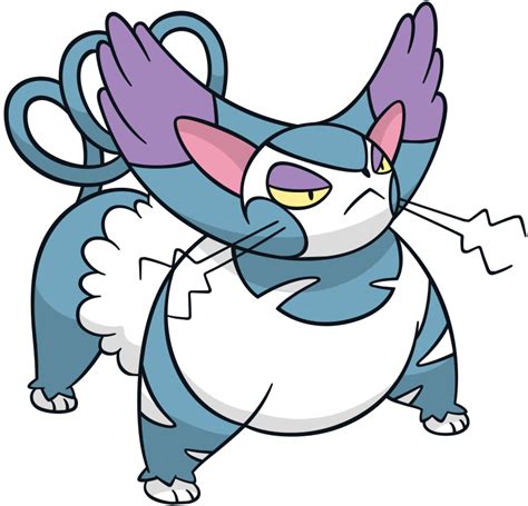Purugly Official Artwork Gallery Pokémon Database