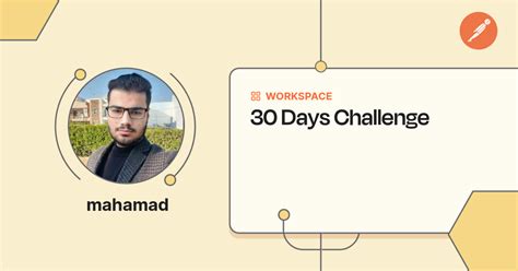 30 Days Challenge Postman Api Network