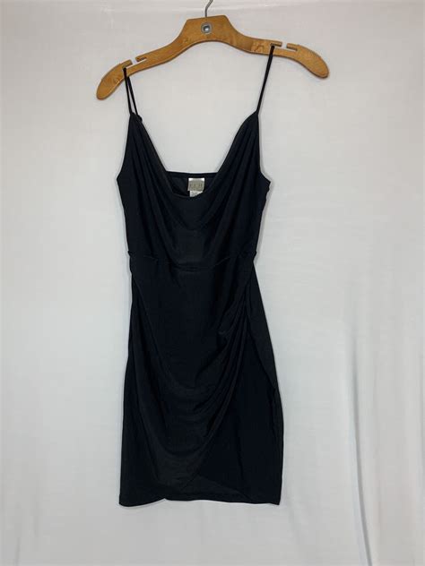 Nwt Elh Studio Ruched Neck Bodycon Dress Size M