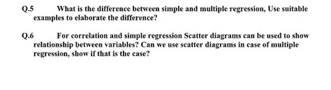 Solved 05 What Is The Difference Between Simple And