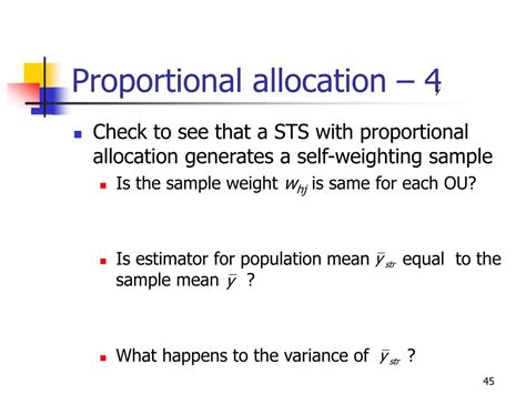 Ppt Ch 4 Stratified Random Sampling Sts Powerpoint Presentation
