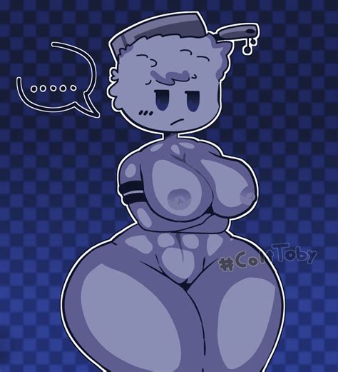 Rule 34 Abs Colt Toby Crossed Arms Grey Hair Grey Skin Huge Ass Huge Breasts Huge