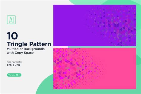 Vibrant Triangular Pattern Background Multi Colors 4527376