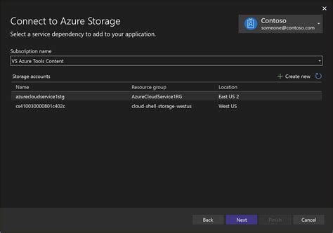 Ajouter Le Stockage Azure à Laide Des Services Connectés Visual