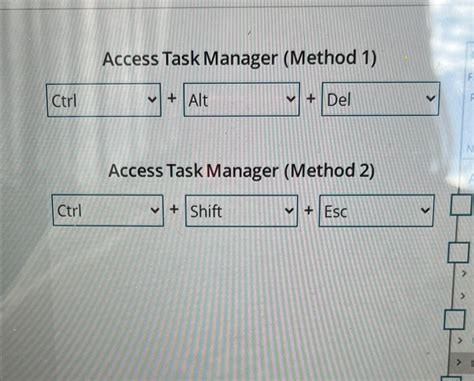 Solved Access Task Manager Method Access Task Manager Chegg Com