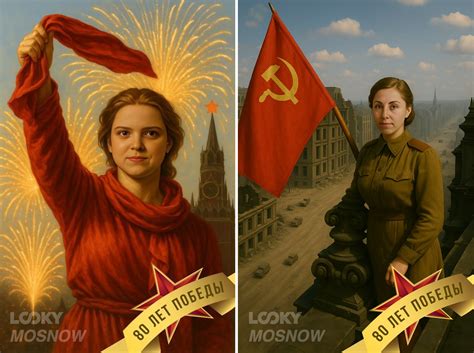 К 9 Мая соцсеть Looky запускает Ai проект «Плакат Победы Лайкни