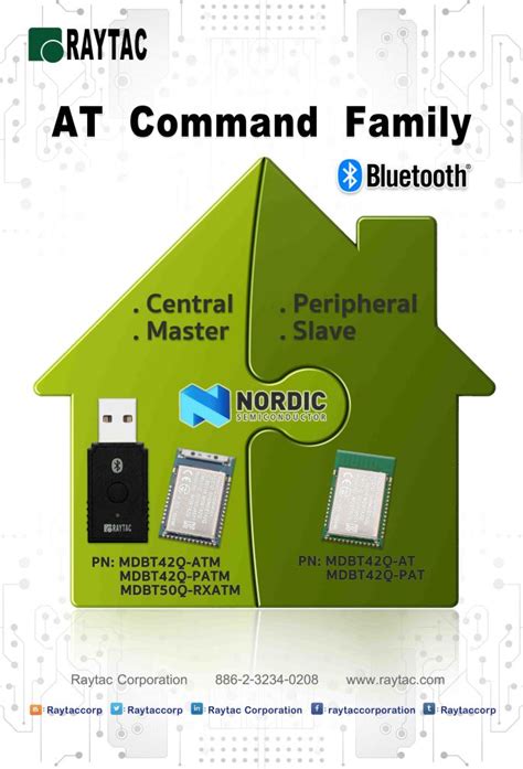 Raytac Corporationbluetooth And Wifi Module Makerraytac Central Role At Command Usb Dongle Mdbt50q