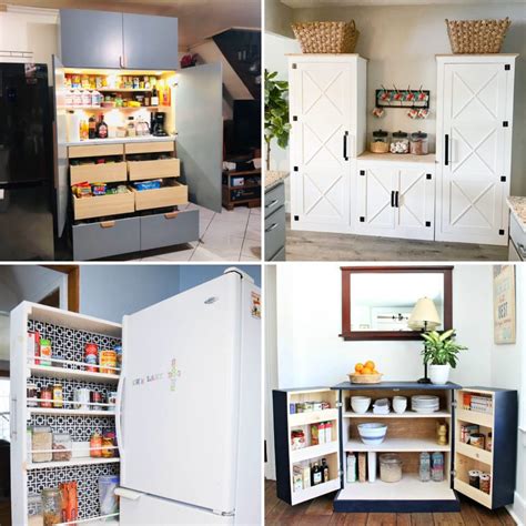 Diy Pantry Cabinet To Organize Your Kitchen Space Blitsy