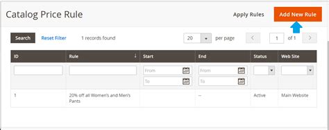 Set Magento Catalog Price Rules Studyopedia