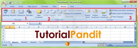 Ms Excel Review Tab In Hindi Ms Excel Review Tab Tutorialpandit